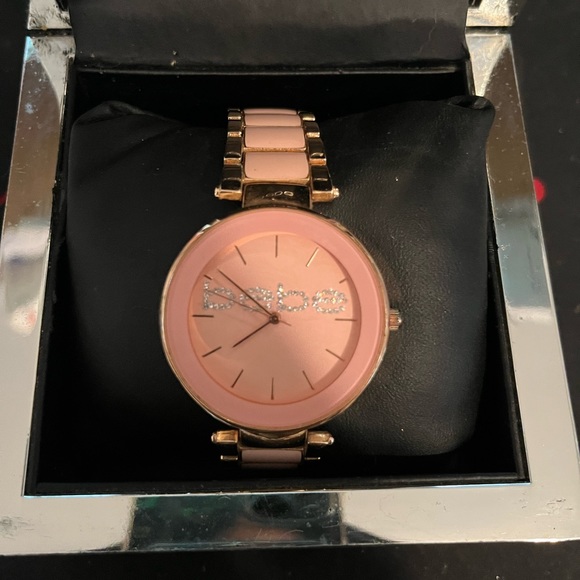 bebe | Accessories | Pink With Gold Bebe Watch | Poshmark